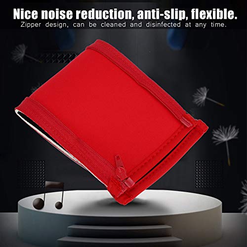 Replacement Headband Cushion Portable Original Quality Headset Headband Pad Cover Care Headphone Beam Anti-Slip Flexible Soft and Comfortable, Suitable for Iron Triangle M50(Red)