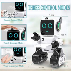 Robot Toy for Kids, Intelligent Interactive Remote Control Robot with Built-in Piggy Bank Educational Robotic Kit Walks Sings and Dance for Boys and Girls Birthday