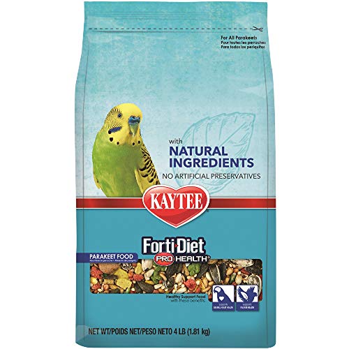 Kaytee Forti-Diet Pro Health with Natural Colors Parakeet Food, 4 lbs.