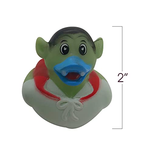 ArtCreativity 2.5 Inch Assorted Halloween Rubber Duckies for Kids, Pack of 12, Variety of Halloween Characters, Trick or Treat Supplies, Goodie Bag Fillers, Party Favors, Halloween Themed Bathtub Toys