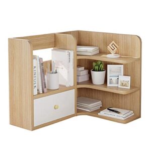 desk bookshelf magazine rack corner drawer partition stratification storage rack desktop office home dormitory 60x50x50cm mumujin