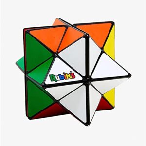 Rubik's Cube 3-Piece Gift Set (Rainbow Ball, Magic Star Puzzle and Magic Star Spinner) Pocket Educational and STEM Toy, Brain Teaser, Stress Relief, Fun, Additive Fidget Toys For Adults, Teen and Kids