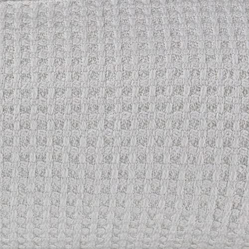 Vera Wang - Queen Blanket, Luxury Cotton Bedding, Plush & Heavyweight Home Decor (Waffleweave Grey, Queen)