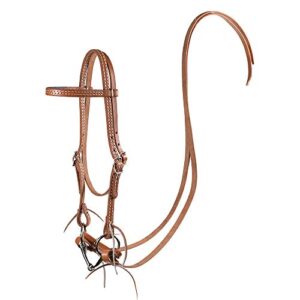 teskey's pony headstall with bit (snaffle bit, light oil)