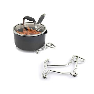 Spectrum Diversified Dachshund Wiener Dog Trivet, Heat-Resistant Steel Dining Table Small Protector, Bold Metal Heat Pad For Modern Kitchen Table, Holds Hot Pots & Cast Iron Cookware Pan