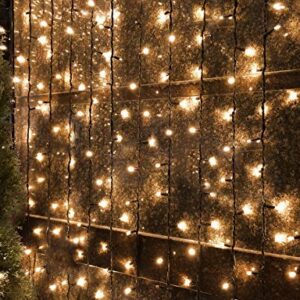 Holiday Time 300 LED String Lights Warm White Mini Lights 61 FT Long Plug in for Indoor Outdoor Christmas Tree Garden Wedding Party Decoration. (1, One Pack)