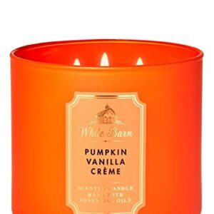 Pumpkin Vanilla Creme Candle by White Barn ~ 3 Wick Bath and Body Fall Candle