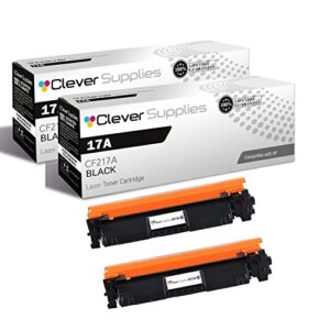 cs compatible toner cartridge replacement for hp 17a cf217a black laserjet m102a m102w mfp m130a mfp m130fn mfp m130fw mfp m130nw toner cartridge 2 pack