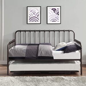 Lexicon Fafard Metal Daybed with Trundle