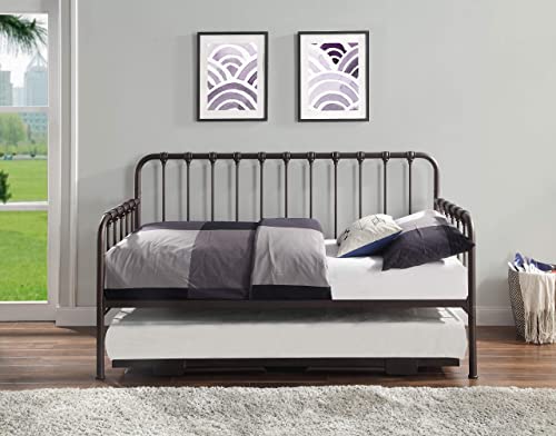 Lexicon Fafard Metal Daybed with Trundle