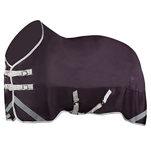 HORZE Turin Lightweight Turnout Blanket 50g - Purple - 72 in