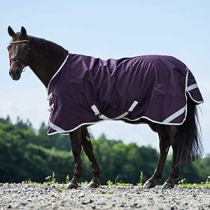 HORZE Turin Lightweight Turnout Blanket 50g - Purple - 72 in