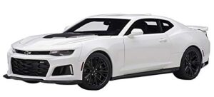 autoart 1/18 model car of chevy camaro zl1 summit white 71206