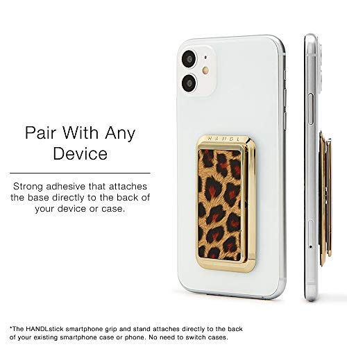 HANDL New York HANDLstick Cheetah Grip and Stand for Smartphone