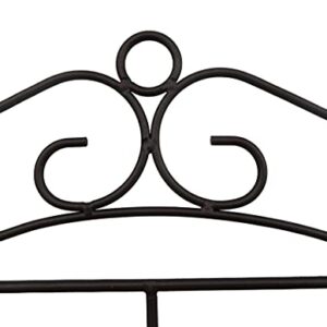 Eywlwaar Black Over The Door Hook-7 Hooks, All-Iron Heavy Duty Door Clothes Coat Hook (Black)