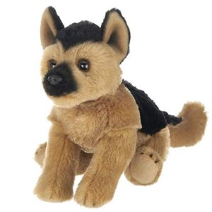 bearington lil' chief small plush german shepherd stuffed animal, 6.5 inch