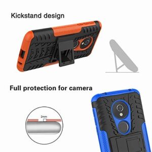 ISADENSER Phone Case for Redmi Note 9 Pro, Redmi Note 9 Pro Max Case Slim Heavy Duty with Kickstand Dual Layer Drop Protection Shockproof Hard Phone Case for Redmi Note 9 Pro Max . Hyun Orange