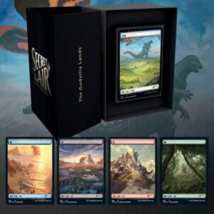 Magic: The Gathering Secret Lair: MTG Ikoria Lair of Behemoths Godzilla Lands