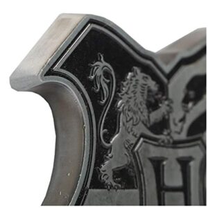 Open Road Brands Harry Potter Hogwarts Crest Cast Iron Wall Hook - Harry Potter Wall Hook for Coats, Jackets, Keys and More