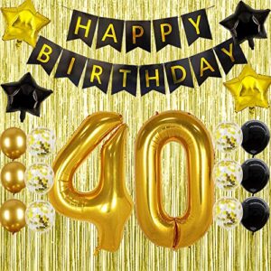 40th Birthday Decorations for Men 40th Birthday Decorations for Women 40 Birthday Balloons 40th Birthday Decor