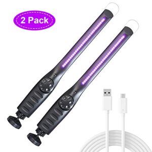 AACC Pack of Two 30 LED Cleaning Wand, Portable Cleaning Lamp with USB Charging, for Home Office Travel