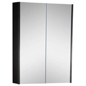 fine fixtures vdara 24" medicine cabinets, black