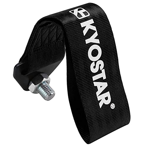 Kyostar Front Bumper Tow Strap Cars JDM Strap Black 6037#