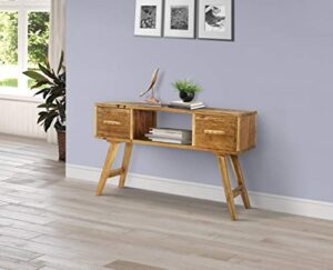 4d concepts java desk, rustic natural