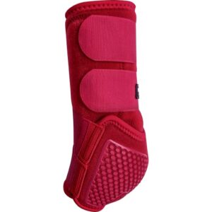 Classic Equine Flexion by Legacy2 Front Support Boots, Crimson, Medium