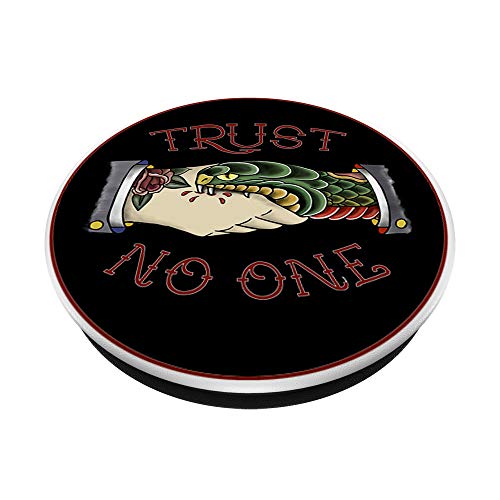 Trust No One - American Traditional Tattoo PopSockets Swappable PopGrip