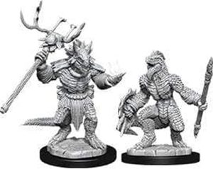 d&d nolzur's marvelous miniatures - lizardfolk & lizardfolk shaman