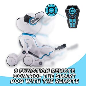 Remote Control Robot Dog Toy with Touch Function and Voice Control, Rc Dog Robots Toys for Kids 3,4,5,6,7,8,9,10 Year Old and up, Smart & Dancing Robot Toy, Imitates Animals Mini Pet Dog Robot