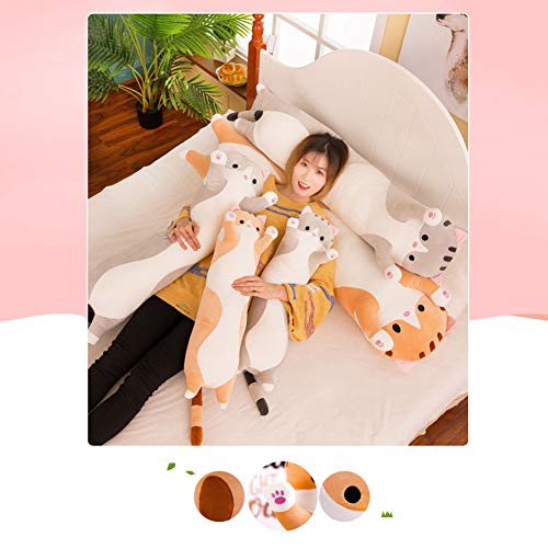 XIXIXI Cute Plush Cats Doll Soft Stuffed Pillow Doll Toy Gift for Kids Girlfriend Cat Stuffed Animals Cat Body Pillow…