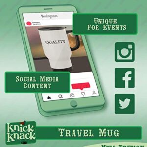 Knick Knack Gifts got giddy-head? - 14oz Stainless Steel Travel Mug, Silver