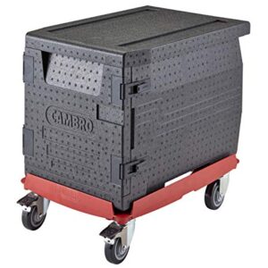 Cambro CDC300358 Camdolly Compact For EPP Front and Top Loaders Red Case of 1