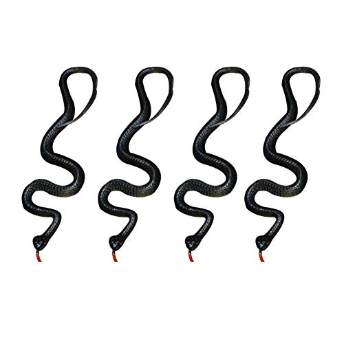 WDFS Small Rubber Snakes, Fake Snakes Realistic Rain Forest Snakes Toys for Boys Gag Toys, Prop, Game Prizes and Party Decorations