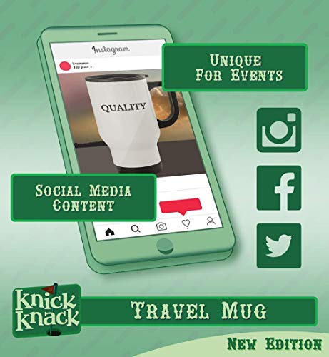 Knick Knack Gifts got sphingid? - 14oz Stainless Steel Travel Mug, Silver