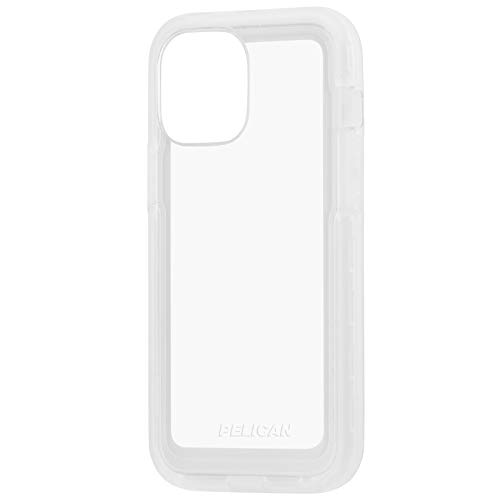 Pelican - VOYAGER Series - Case for iPhone 12 Mini (5G) - Military Drop Protection - Holster - 5.4 Inch - Clear