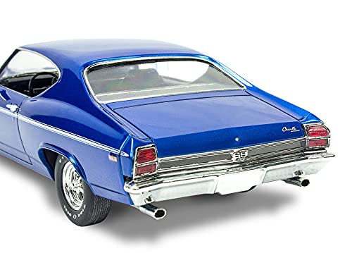 Revell 85-4492 1969 Chevelle SS 396 Model Car Kit 1:25 Scale 125-Piece Skill Level 5 Plastic Model Building Kit Blue