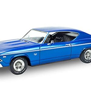 Revell 85-4492 1969 Chevelle SS 396 Model Car Kit 1:25 Scale 125-Piece Skill Level 5 Plastic Model Building Kit Blue