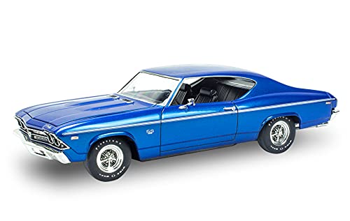 Revell 85-4492 1969 Chevelle SS 396 Model Car Kit 1:25 Scale 125-Piece Skill Level 5 Plastic Model Building Kit Blue