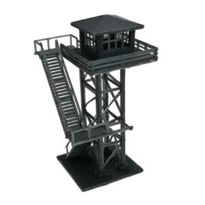 outland models railroad scenery large watchtower black n scale 1:160