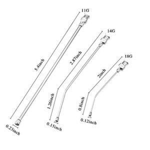 Avalizard Baby Bird Feeding Syringe Bird Syringe Feeder Bird Feeder for Cage Puppy Feeding Syringe 20ml Animal Syringe with 3pcs Needle Stainless Steel Material