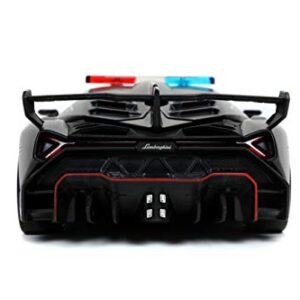 Jada Toys Hyperspec 1:24 Lamborghini Veneno S.W.A.T. Die-cast Car, Toys for Kids and Adults