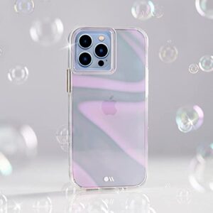 Case-Mate- SOAP BUBBLE - Case for iPhone 12 Pro Max (5G) - 10 ft Drop Protection - 6.7 Inch - Iridescent Swirl