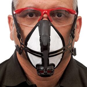 Trend Air Stealth Lite Pro Respirator, Lightweight Reuseable Dust Mask Frame & Replaceable Mask Filter, NIOSH Approved, STE/LP/ML