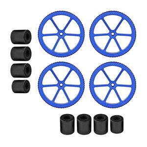 sovol upgraded 4pcs aluminum hand twist leveling nut & 8pcs heatbed silicone leveling column mounts for sv01/sv02/sv03/sv04, ender 3/3 pro/3 v2, ender 5/5 plus/5 pro, cr-10, cr10s/10s pro 3d printer