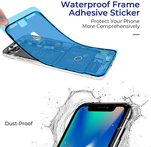 YOXINTA for iPhone XR Screen Replacement 6.1 inch Touch Screen LCD Display Digitizer iPhone Xr Frame Assembly Repair Tool and Adhesive Strips Compatible with Model A1984, A2105, A2106, A2108