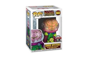 funko pop! marvel: marvel zombies - mysterio (glow) - walmart exclusive