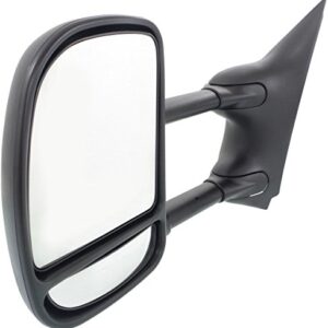 Garage-Pro Mirror Compatible with 2002 Ford E-150 Econoline, E-250 Econoline, E-350 Econoline Club Wagon and E-450 Econoline Super Duty Towing, Driver Side, Manual Glass